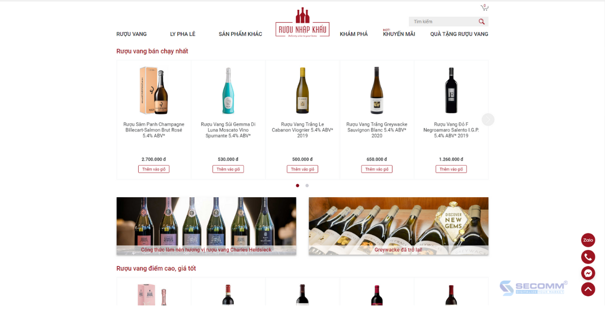 Top 10 Incredible Winery eCommerce Websites in Vietnam 2022