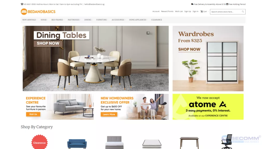 Top 10 Best Furniture eCommerce Websites in Singapore
